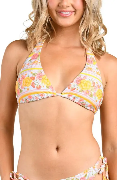 CITRUS Good Day Convertible Bikini Top - White Multi