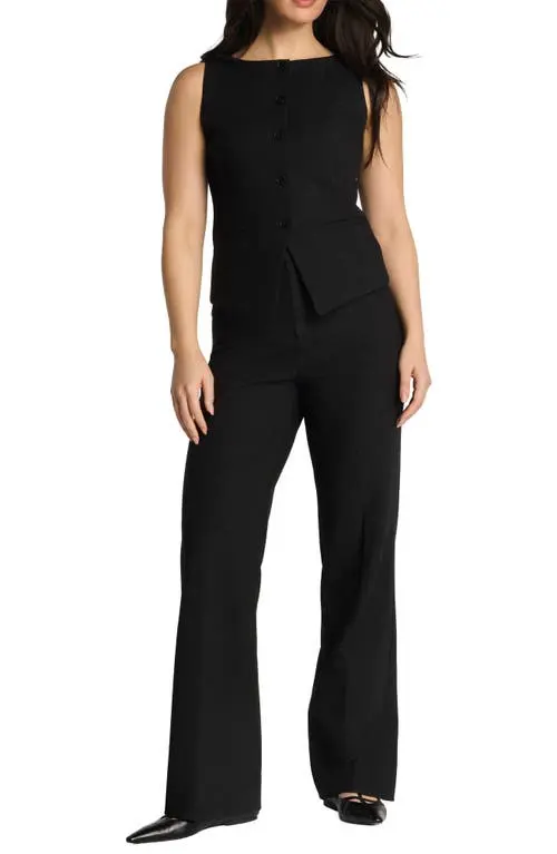 Spanx Well Suited 360 Wide Leg Pant - Classic Black