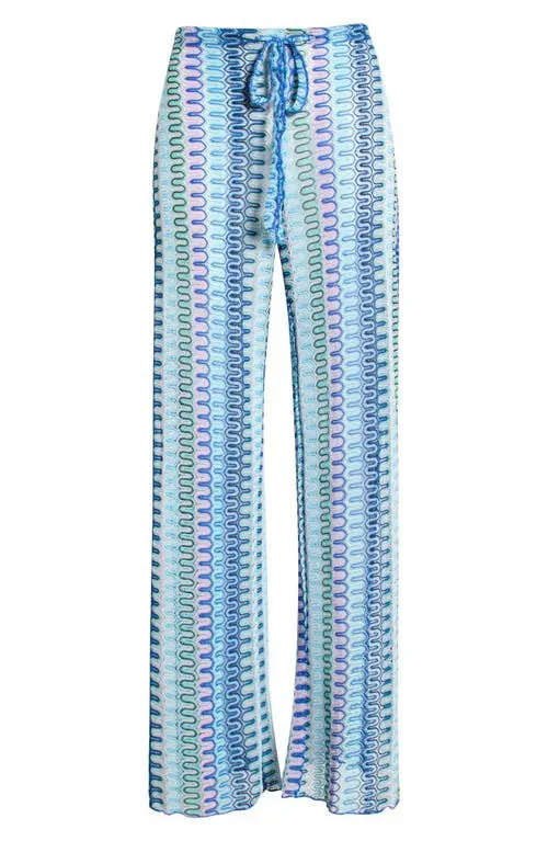 BECCA By Rebecca Virtue Tivoli Metallic Cover-up Pants