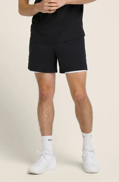 Wilson Tennis Water Repellent Volley Shorts - Black
