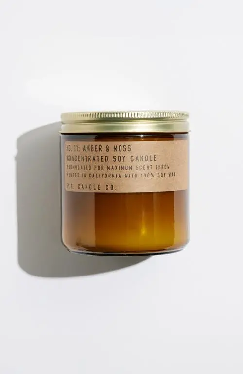 P.F. CANDLE CO. Amber & Moss Large Concentrated Candle