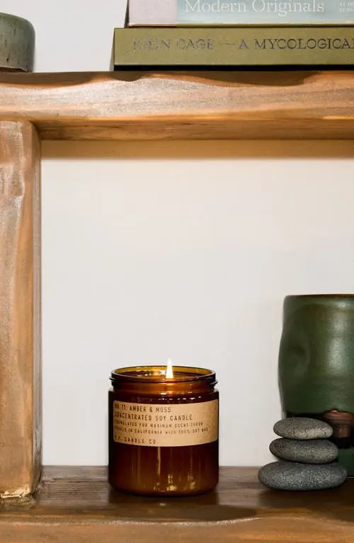 P.F. CANDLE CO. Amber & Moss Large Concentrated Candle