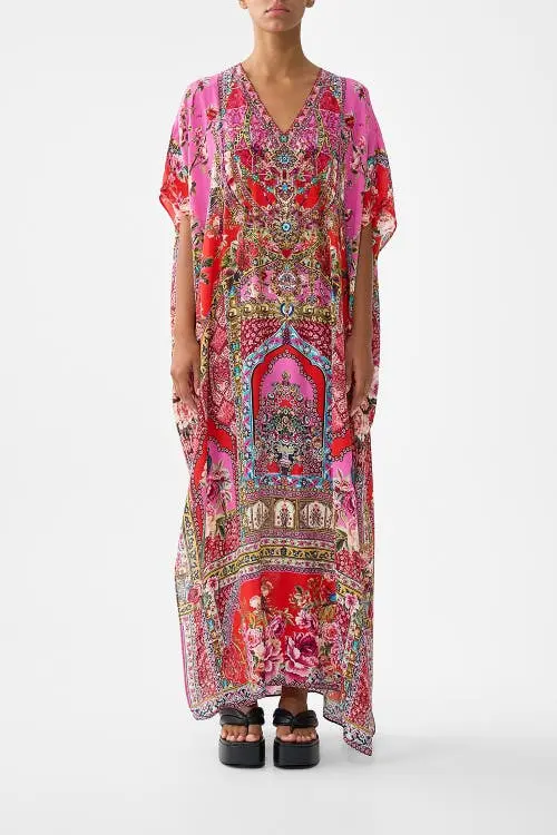Camilla Slim Fit Kaftan With Split - Heirloom Empire