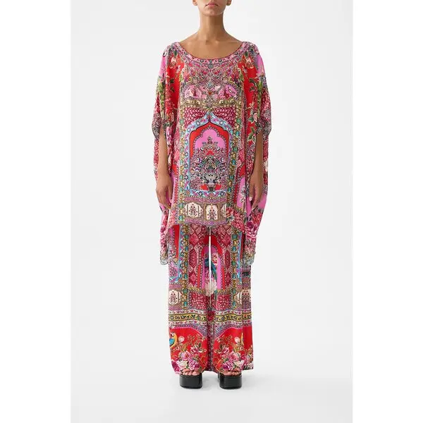 Camilla Short Round Neck Kaftan - Heirloom Empire