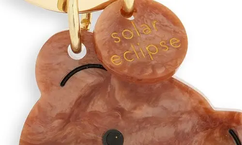 SOLAR ECLIPSE Hand-painted Cowboy Teddy Bear Bag Charm