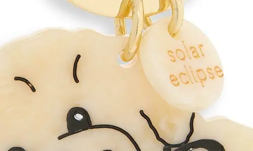 SOLAR ECLIPSE Hand Painted Puppy Friends Key Chain Bag Charm