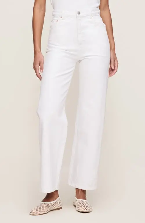 DL1961 Karmine Refined Sculptsystem High Waist Wide Leg Jeans - White