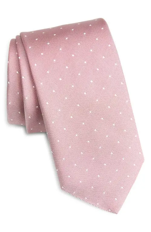 BOSS Silk Blend Tie - Light Pastel Pink