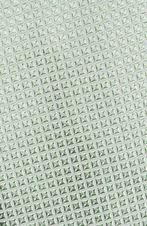BOSS Silk-blend Jacquard Neck Tie - Open Green