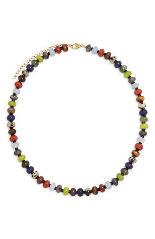 PETIT MOMENTS Palma Beaded Necklace - Natural Multi