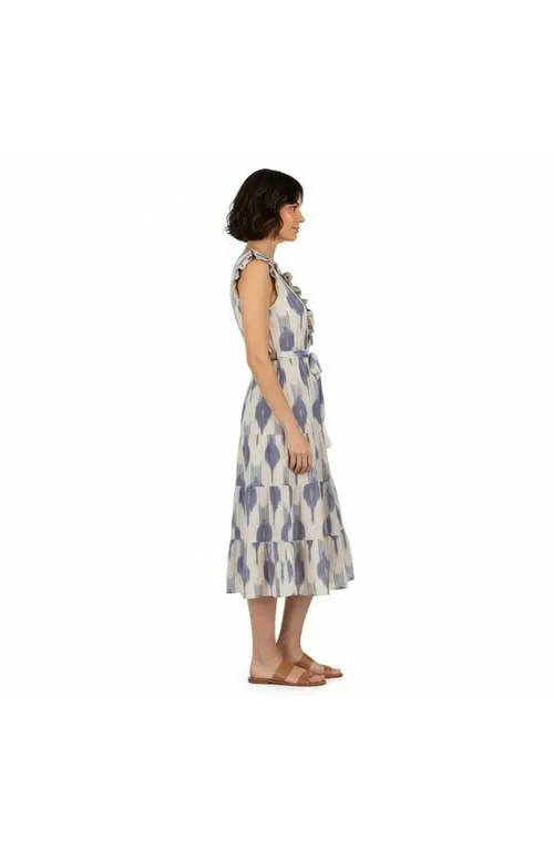 MER ST. BARTH Giselle Maxi Dress La Creme Ikat
