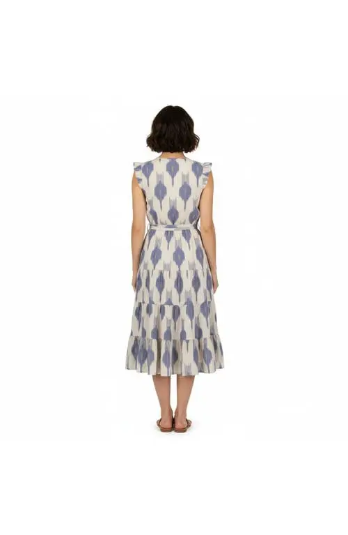 MER ST. BARTH Giselle Maxi Dress La Creme Ikat