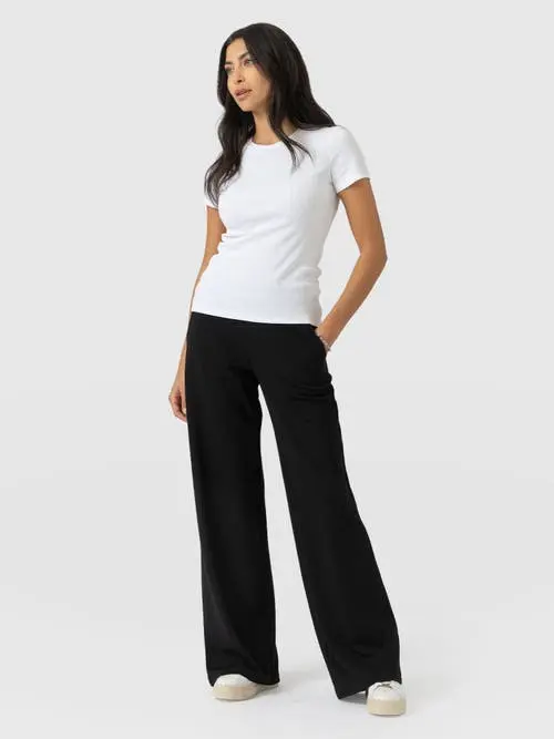 SAINT + SOFIA Victory Straight Leg Pant - Black