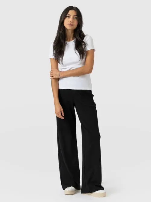 SAINT + SOFIA Victory Straight Leg Pant - Black