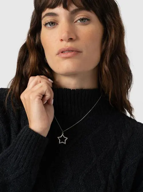 SAINT + SOFIA Arden Mock Shirt Sweater