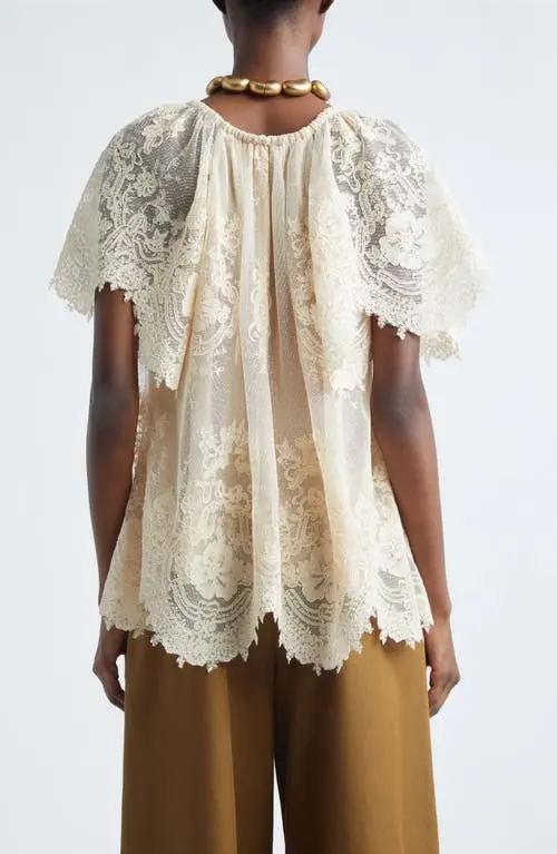 Zimmermann Luna Lace Flutter Top