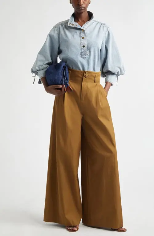 Zimmermann Luna Drill Tailored Trousers