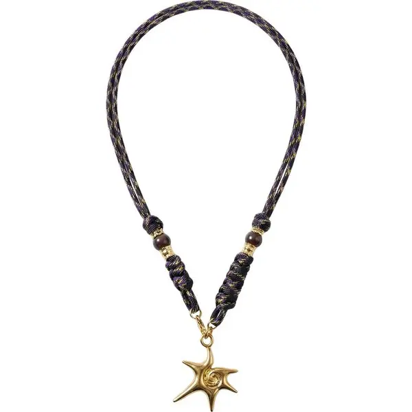 MACRAE & CO. Spark Rope Pendant Necklace - Gold