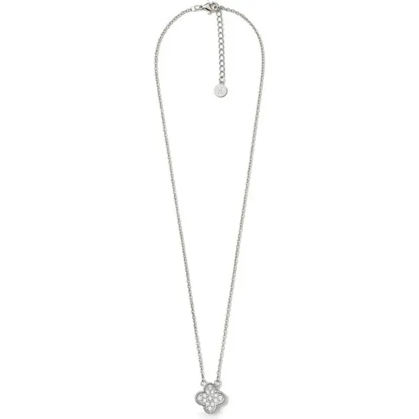 MACRAE & CO. Single Clover Reversible Pendant Necklace - Silver