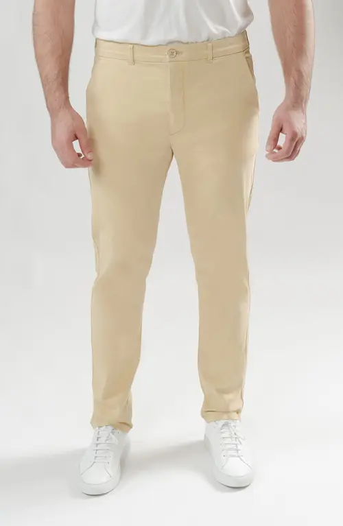 BRISK Ultraflex Slim Fit Chino - Khaki