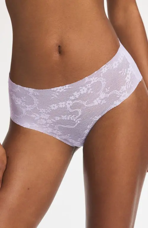 SAVAGE X FENTY No-show Lace Hipster Briefs - Lilac Fleur