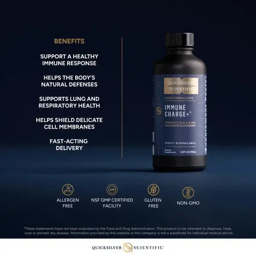 QUICKSILVER SCIENTIFIC Immune Charge Supplement With Elderberry And Vitamins A C D3