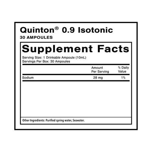 QUICKSILVER SCIENTIFIC Isotonic Solution Sea Water Mineral Electrolyte Liquid Supplement