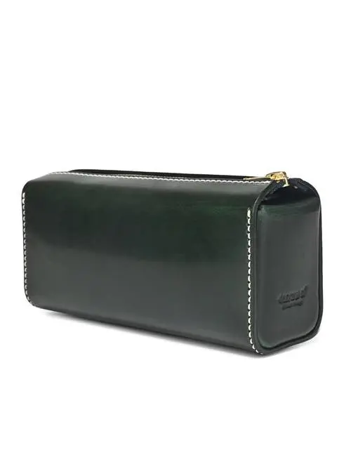 OLD TREND Portable Leather Utility Box - Kale