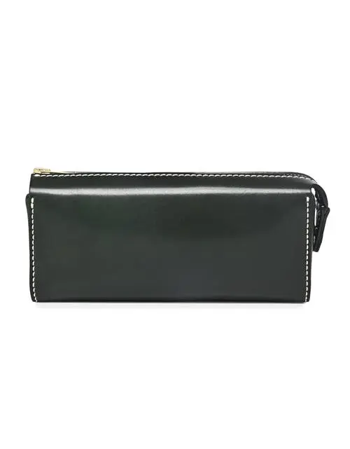OLD TREND Portable Leather Utility Box - Kale