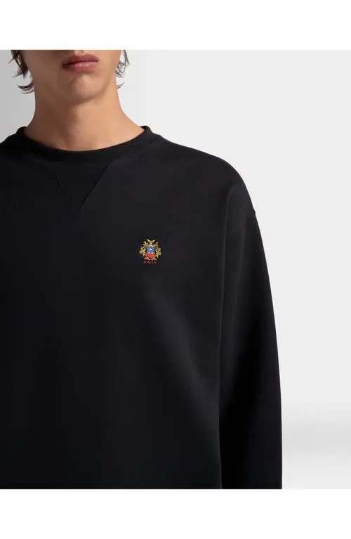 Bally Crewneck Sweatshirt With Crest Logo