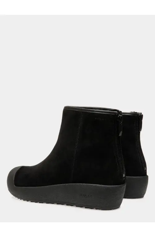 Bally Curling Bootie In Suede