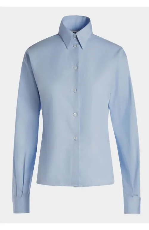 Bally Cotton Long Sleeve Shirt - Blue