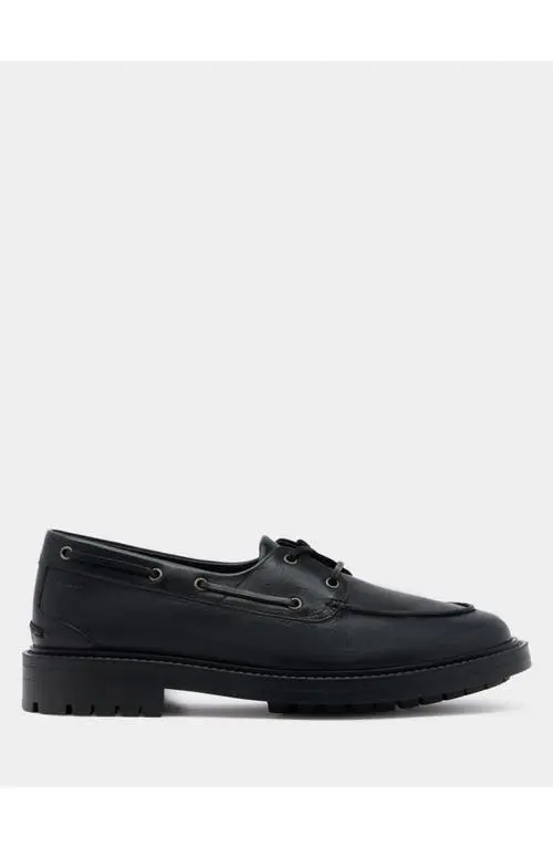 Bally B-lug Derby In Leather - Black