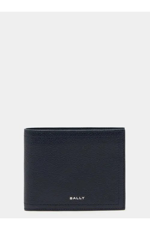 Bally Capitol Wallet In Leather - Blue