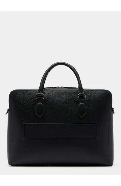 Bally Capitol Briefcase In Grained Leather