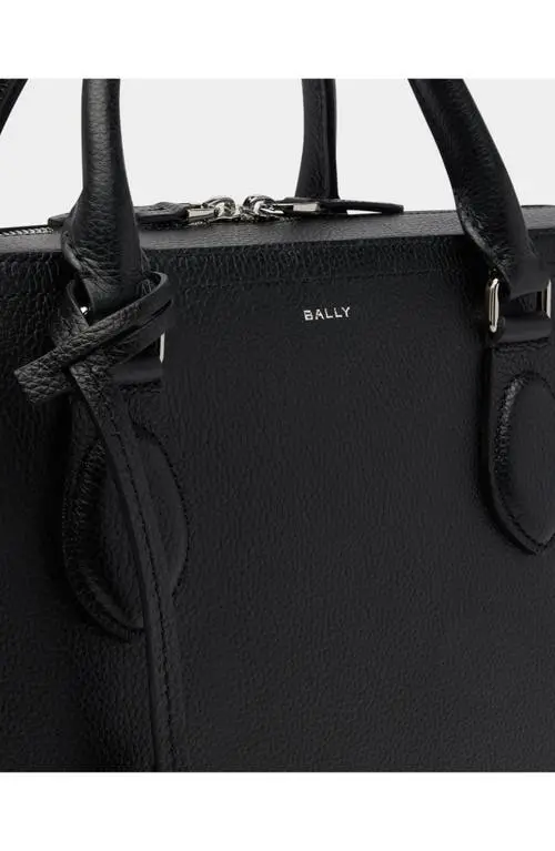Bally Capitol Briefcase In Grained Leather
