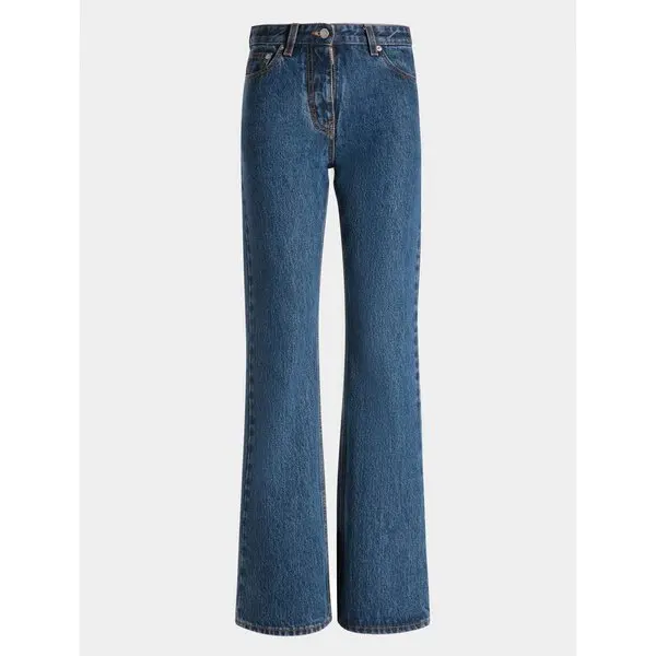 Bally Flared Denim Pants - Blue
