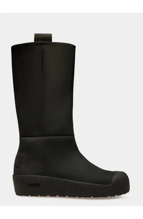 Bally Jackson Leather Snow Boots - Black