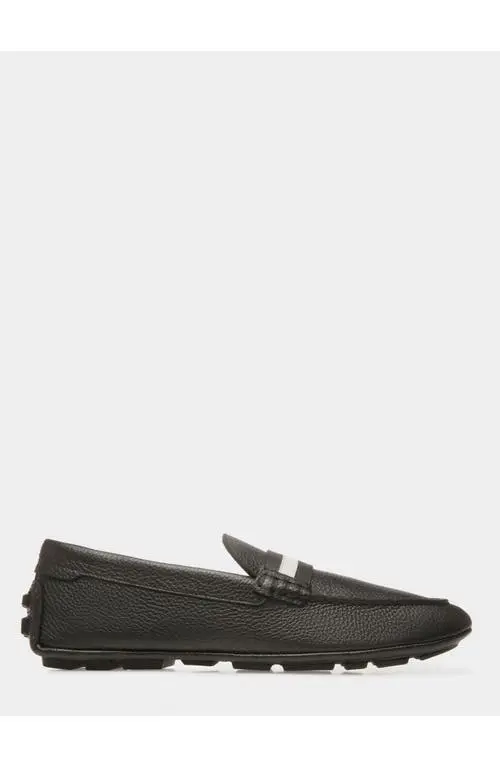 Bally Kerbs Drivers In Leather - Black