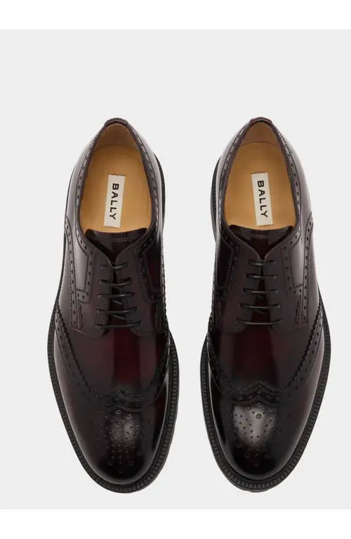 Bally Eduard Derby In Andorra Leather
