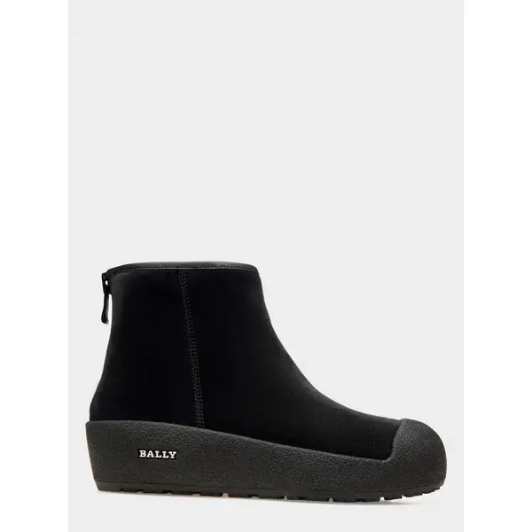 Bally Guard Ii Leather Snow Boots - Black