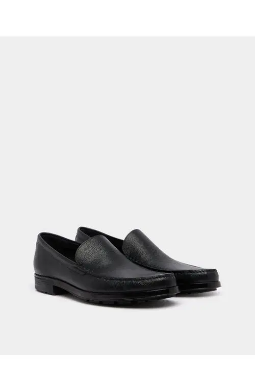 Bally Grained Leather Loafer