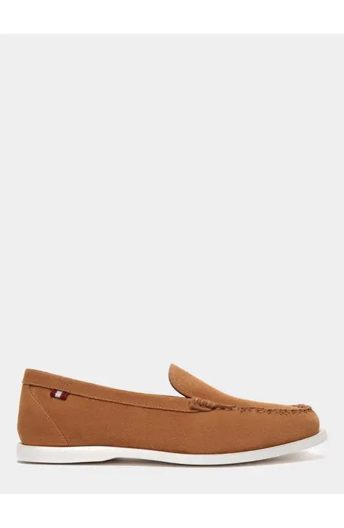 Bally Nelson Loafer In Suede - Deserto 22