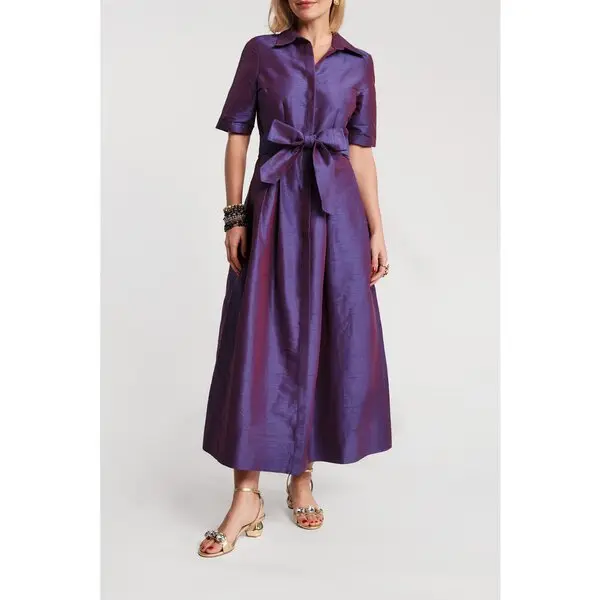 FRANCES VALENTINE Bella Maxi Dress - Violet