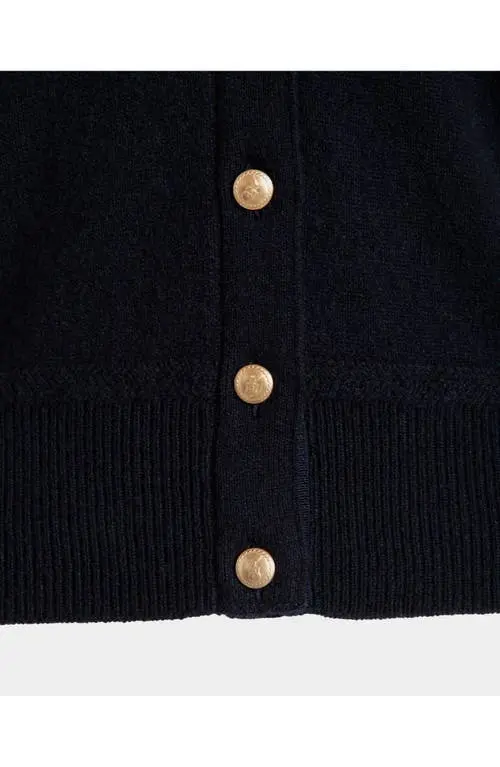 Bally Cashmere Cardigan With Emblem Buttons