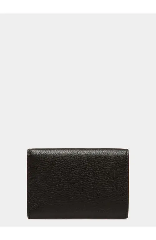 Bally Lock Me Wallet In Leather - Black