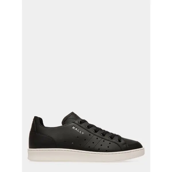 Bally Leather Tennis Sneaker - Black