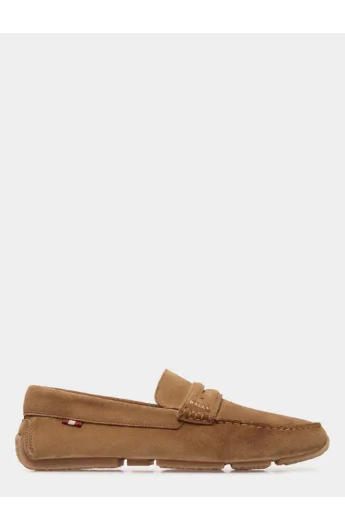 Bally Pilot Driver In Suede