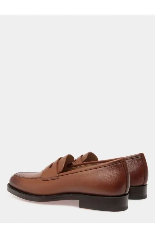 Bally Schoenen Loafer In Embossed Leather
