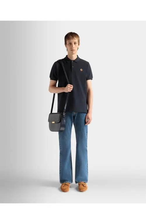 Bally Polo Shirt In Cotton - Blue
